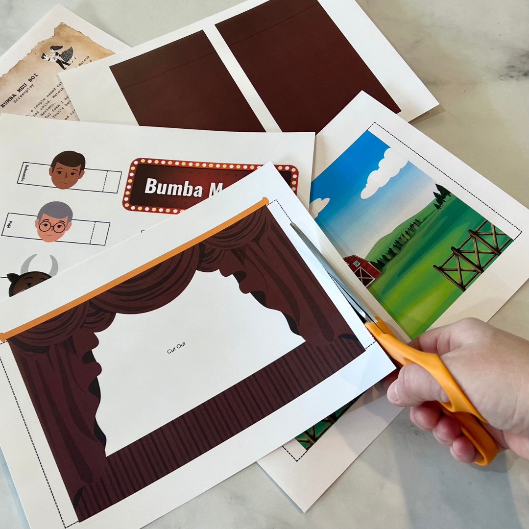 BRAZIL Theater Play BUMBA MEU BOI Hand Puppet w/Screenplay! Saci-Perer ...