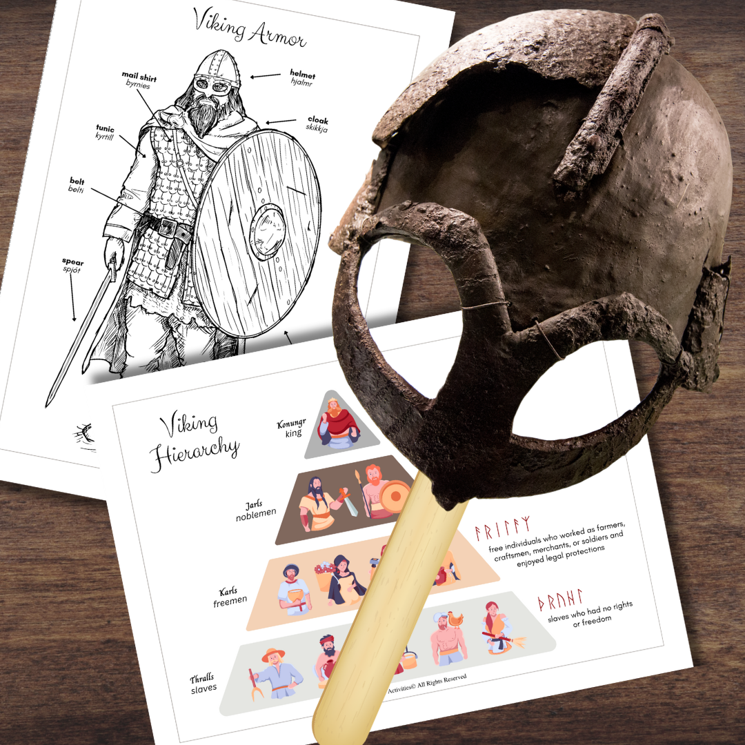 VIKING NORSE Civilizations Flipbook, Calendar, Armor, Hierarchy & Expl ...