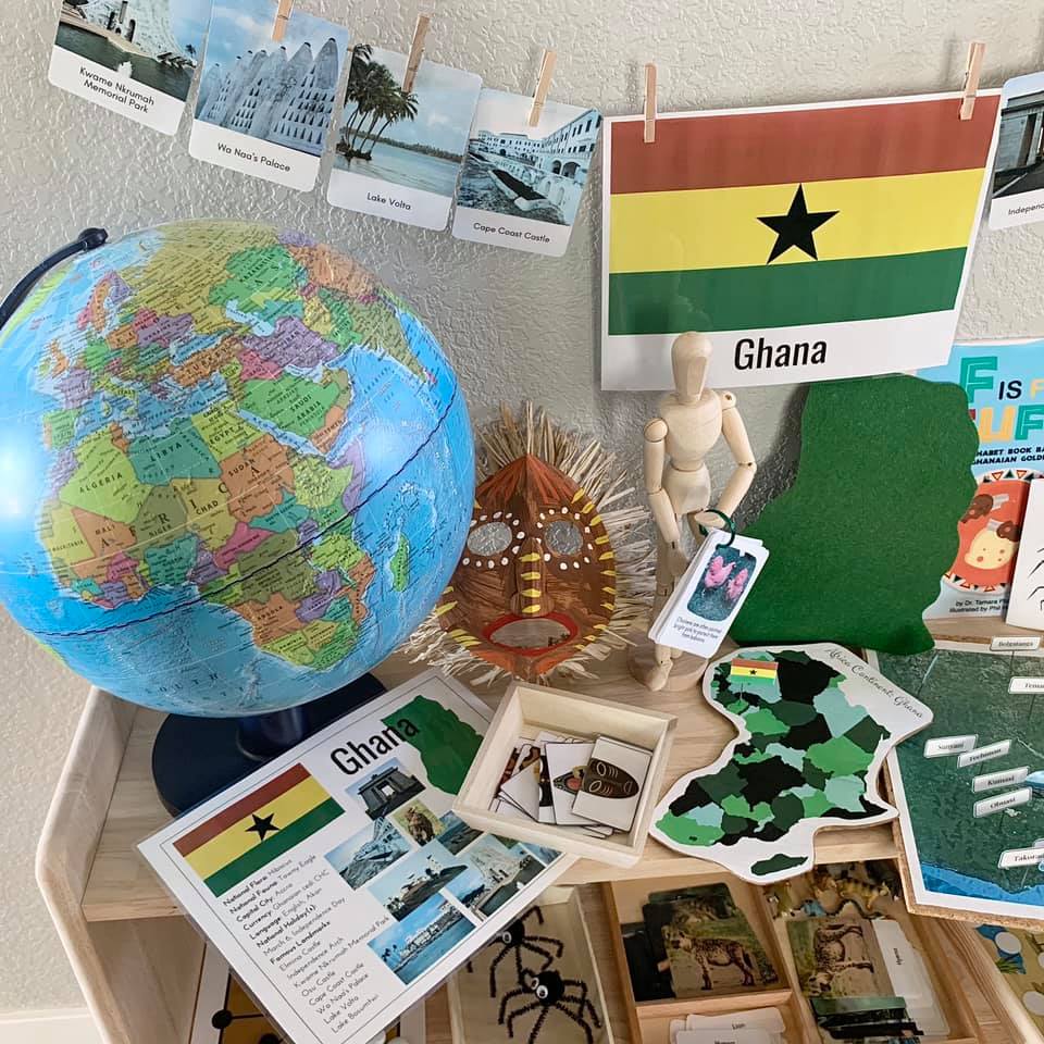 Montessori Inspired GHANA West Africa Unit Study: Activities & Printab ...