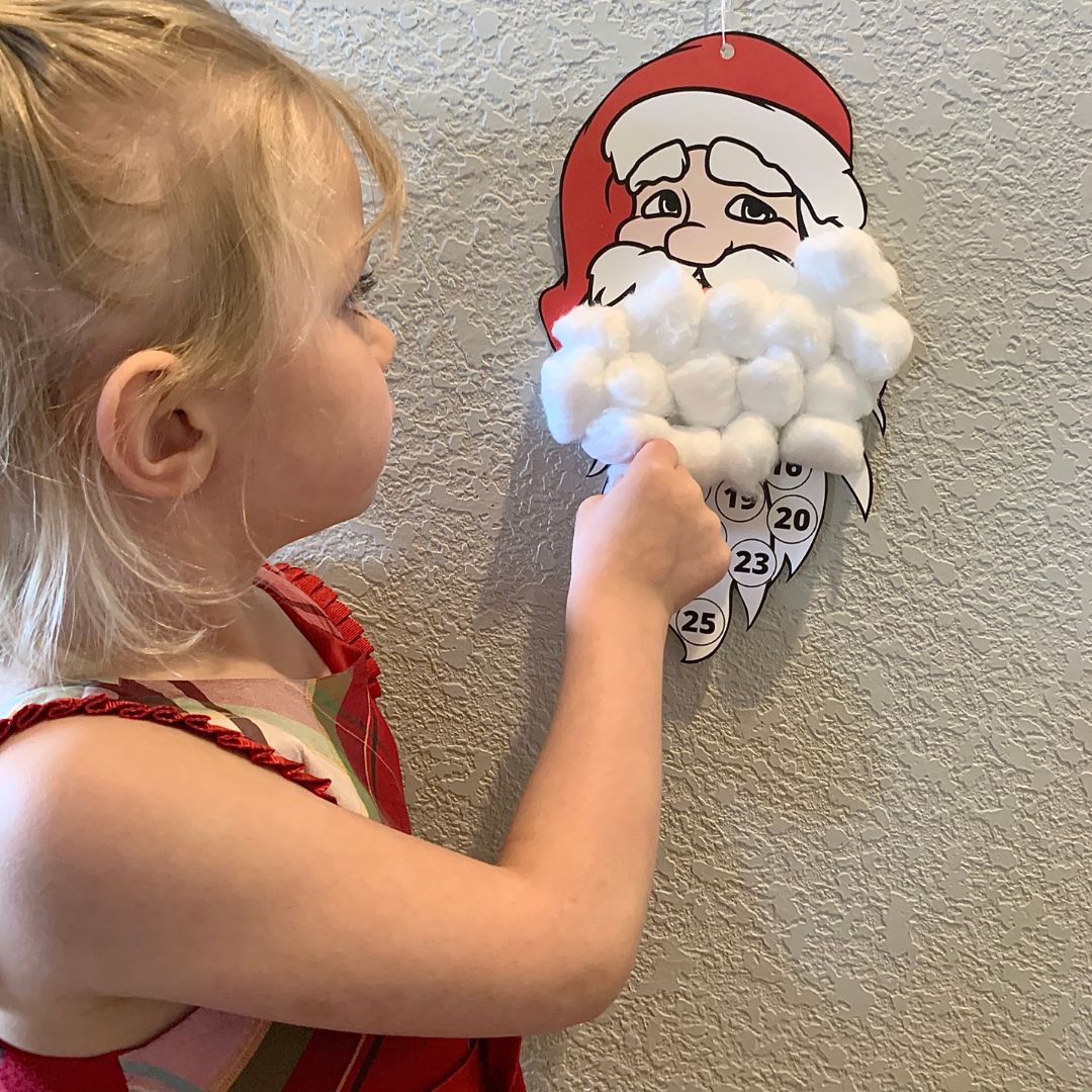 *FREEBIE* Countdown to Christmas SANTA Beard Activity Printable! – Savy ...