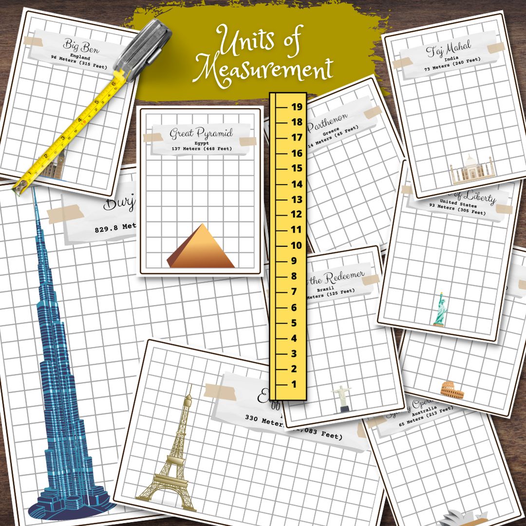 Units of Measurement - World Largest Landmarks Buildings Comparison ...