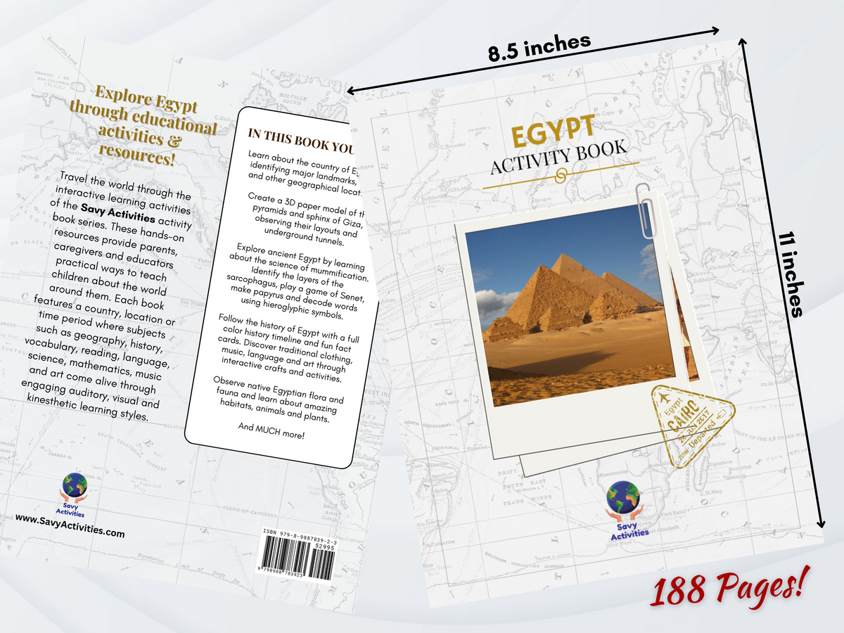 Egypt Activity Book: Hands-on Activities, Experiments & Learning Resou ...