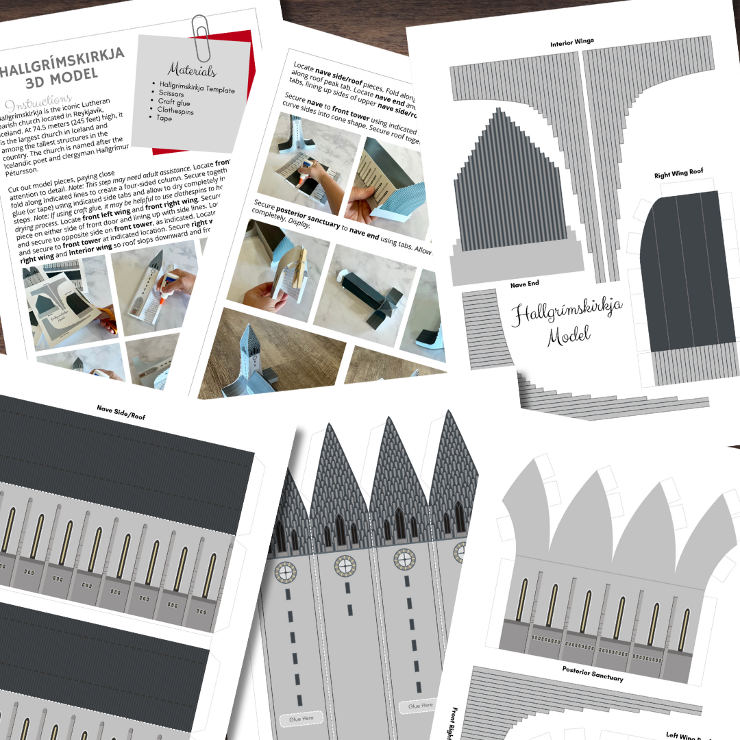 Printable 3d Paper Church