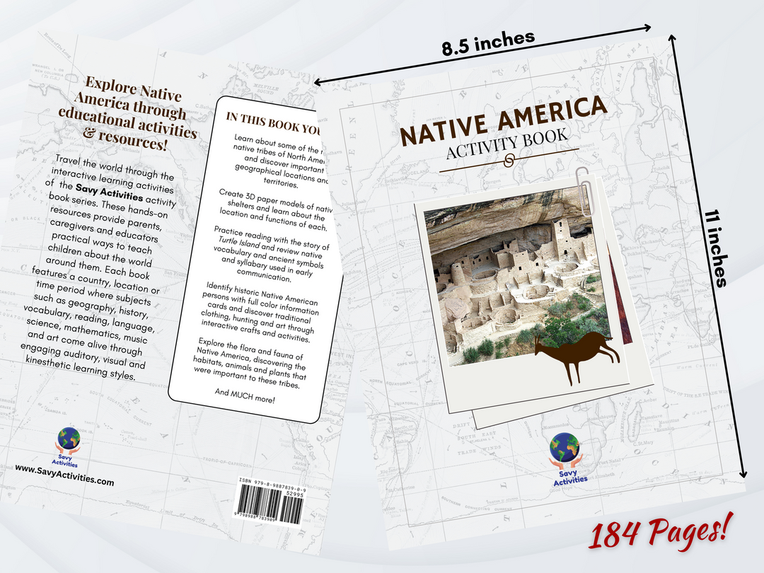 Native America Activity Book: Hands-on Activities, Experiments & Learn ...