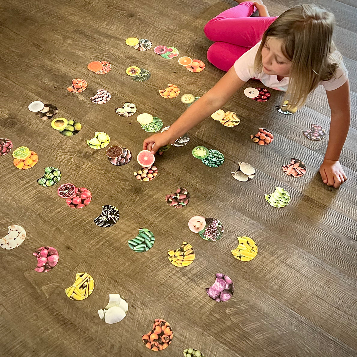 Fruit & Vegetable CROSS-SECTION Produce Match - FULL COLOR Images ...