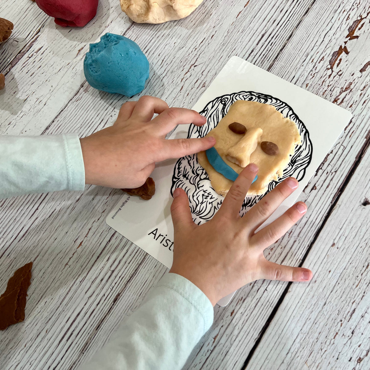 Ancient Greek GREECE Philosophers PLATO (Play-Dough) Mats w/Color Info ...