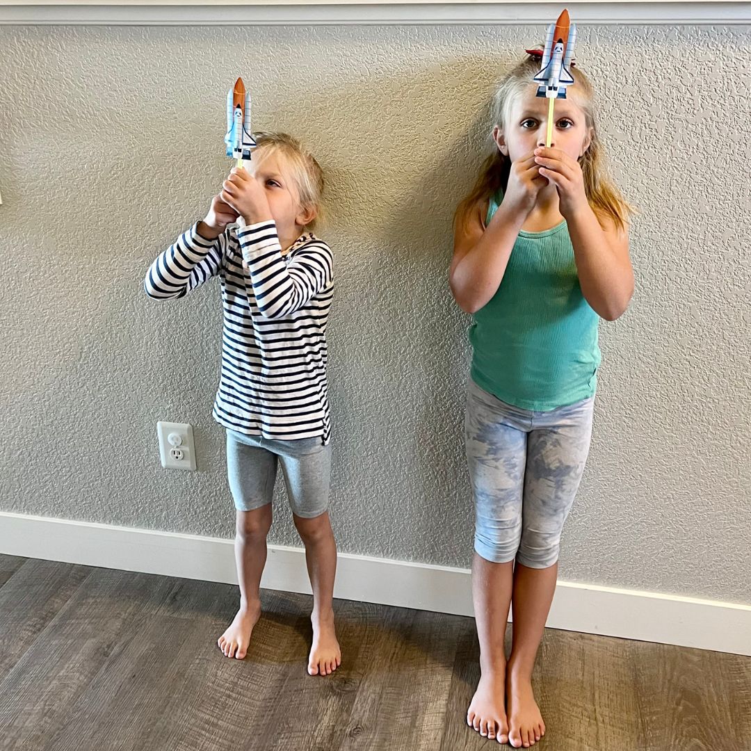 SPACE Air-Powered Straw ROCKET Science Activity & Astronaut Craft Prin ...